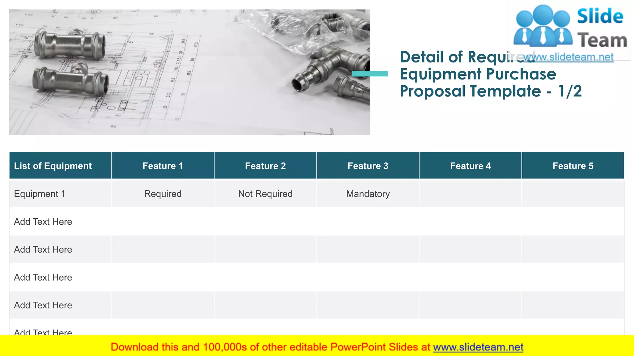 Equipment Purchase Proposal Template PowerPoint Presentation Slides | PDF