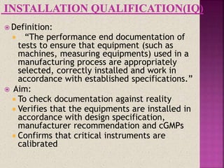 Equipment qualification | PPTX