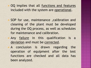 Equipment qualification | PPTX