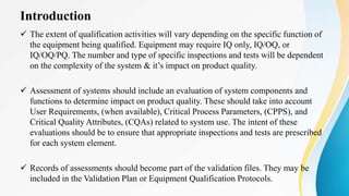 Equipment Qualification | PPTX