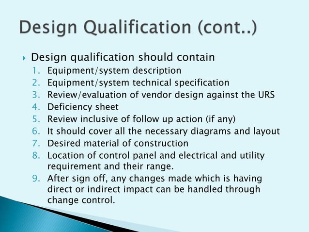 EQUIPMENT QUALIFICATION.pptx | Business | Business and Finance