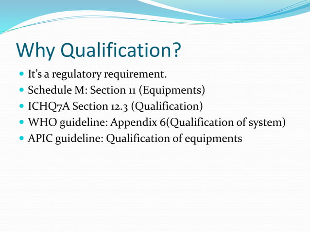 Equipment Qualification.pptx | Business and Finance