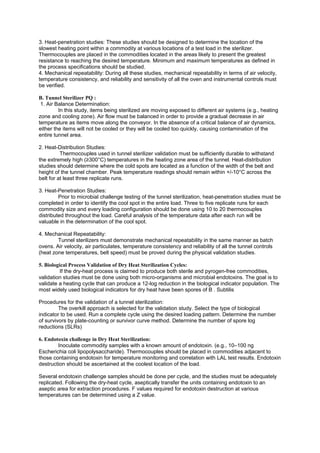 Equipment qualification & validation of autoclave, dry heat ...