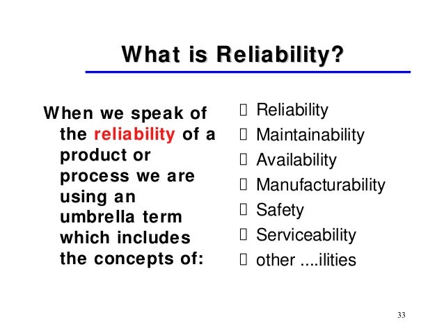 Equipment Reliability Quotes