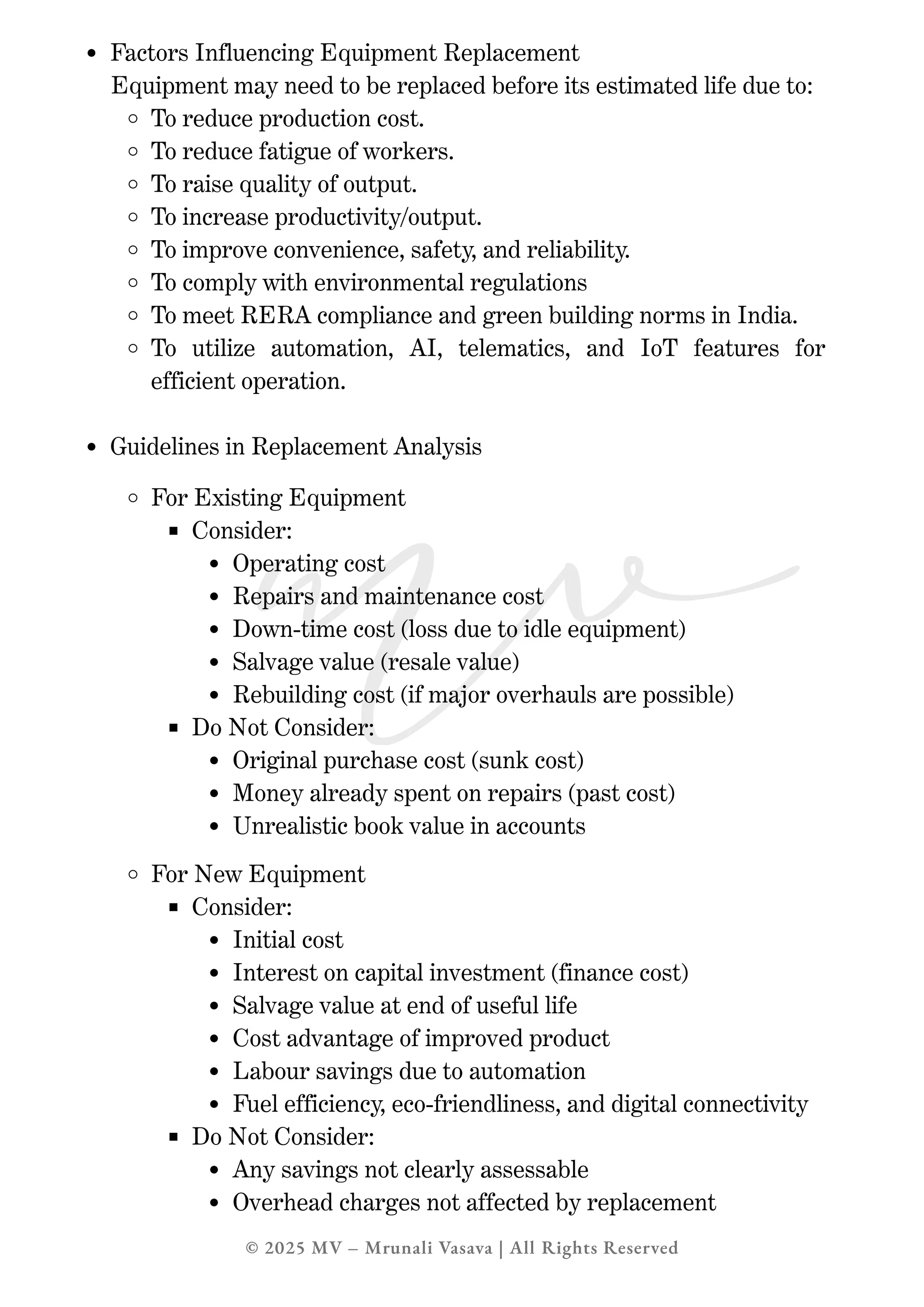 Equipment Replacement Policy & Break Even Point Theory.pdf