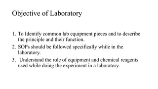 Equipment required for biotechnological lab & its application | PPTX ...
