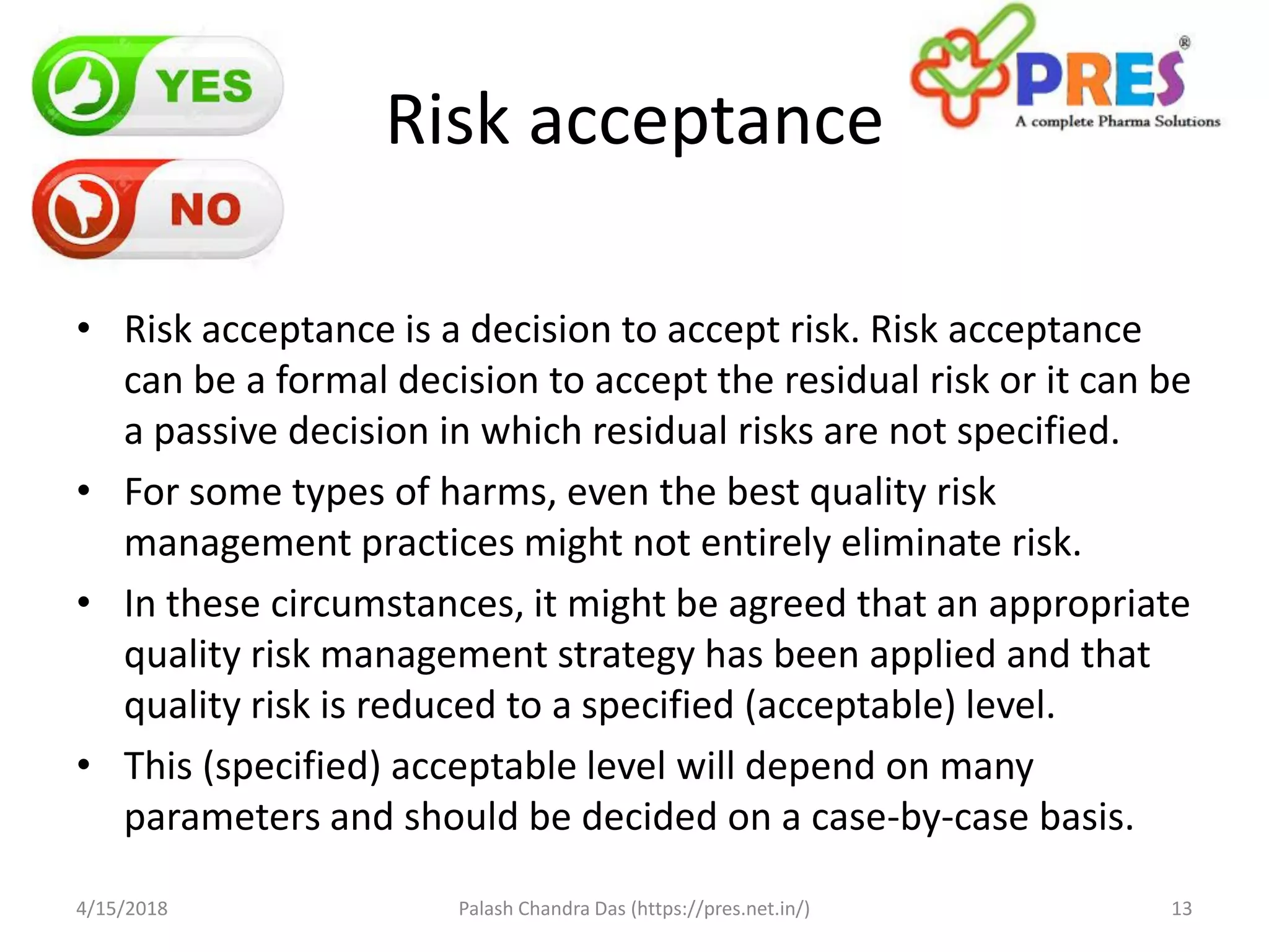 Equipment risk management - a quality systems approach | PDF