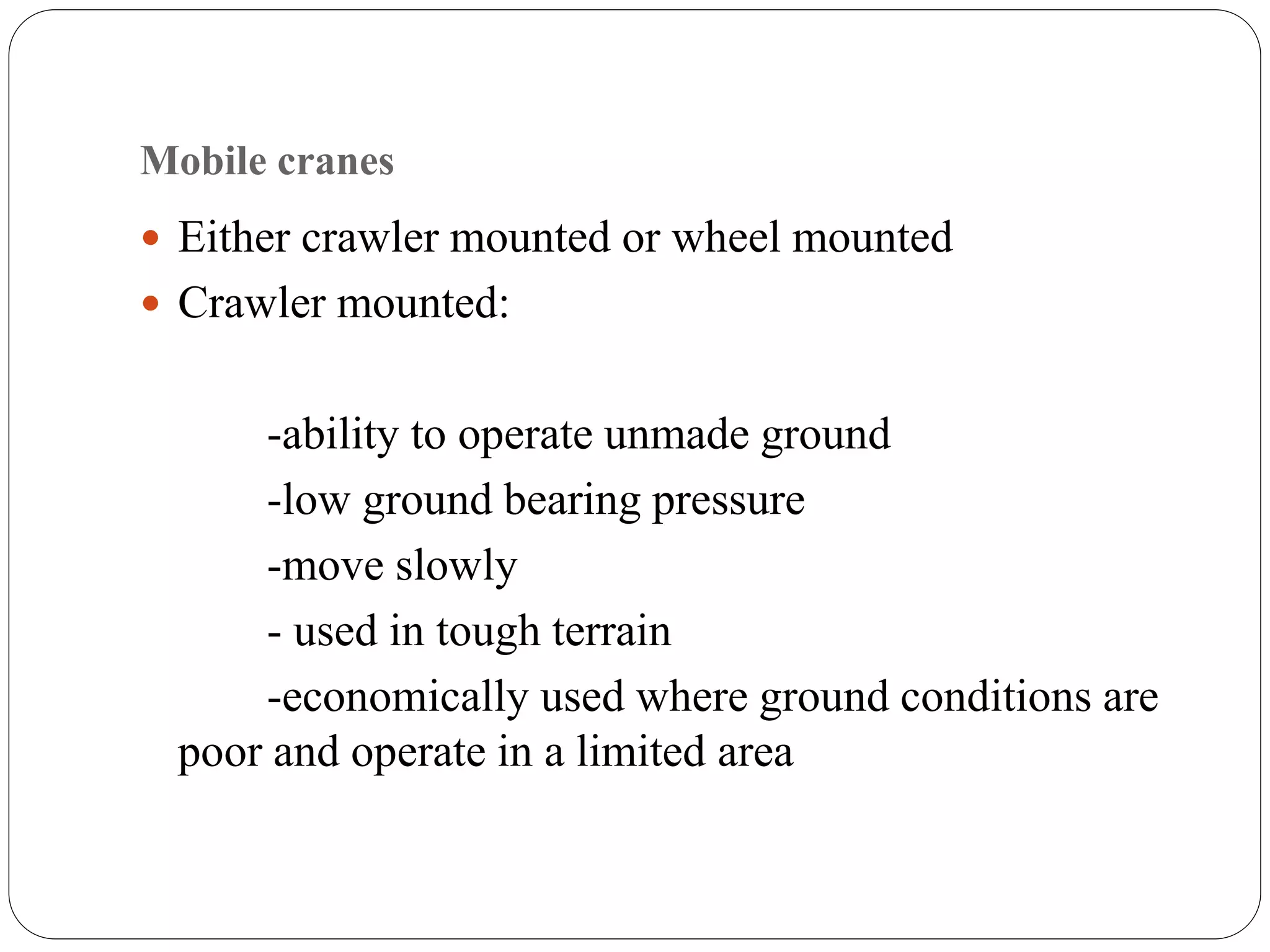 Equipments for erection and compaction | PPTX