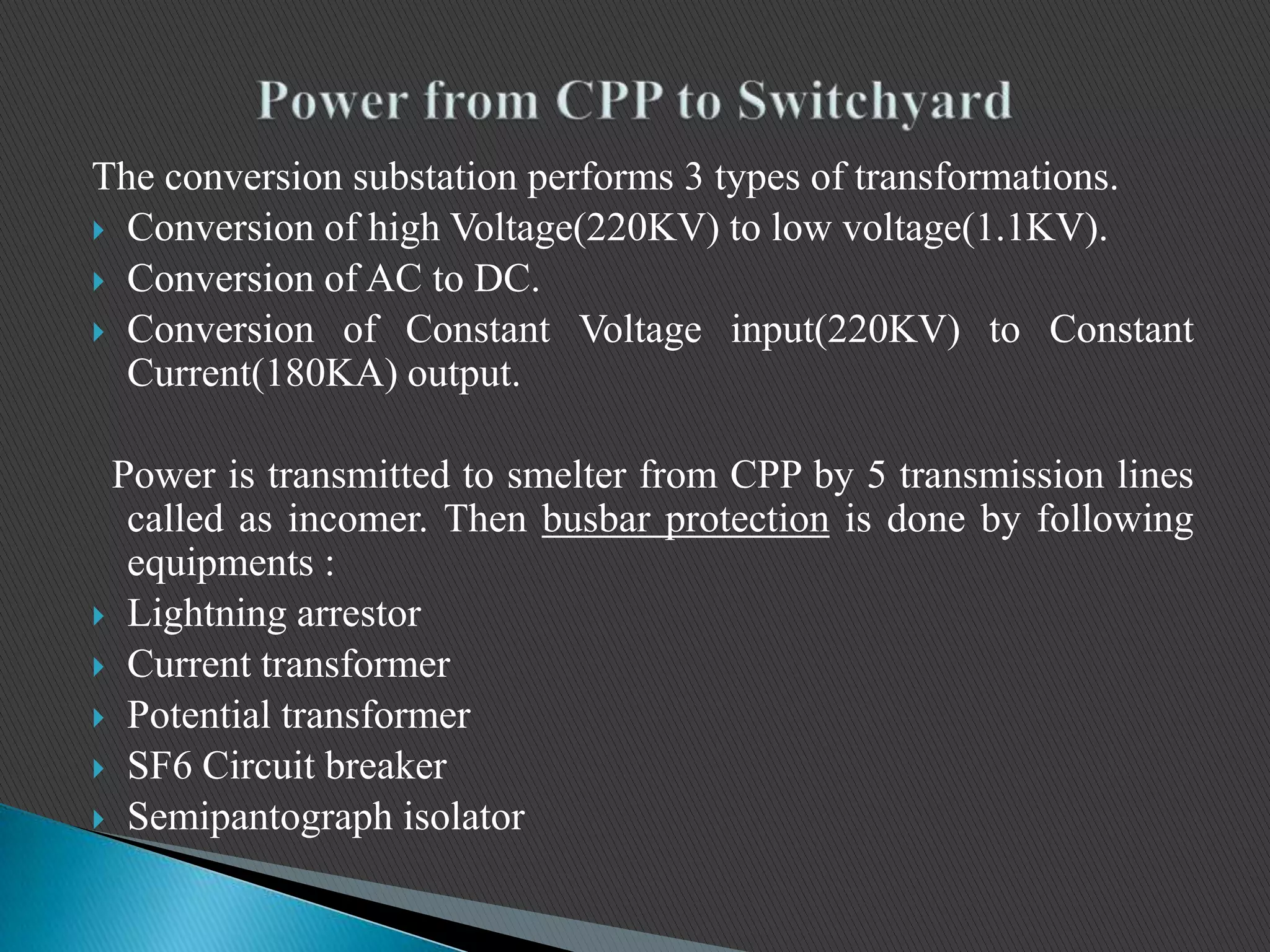 Equipments in switchyard and its protection | PPTX