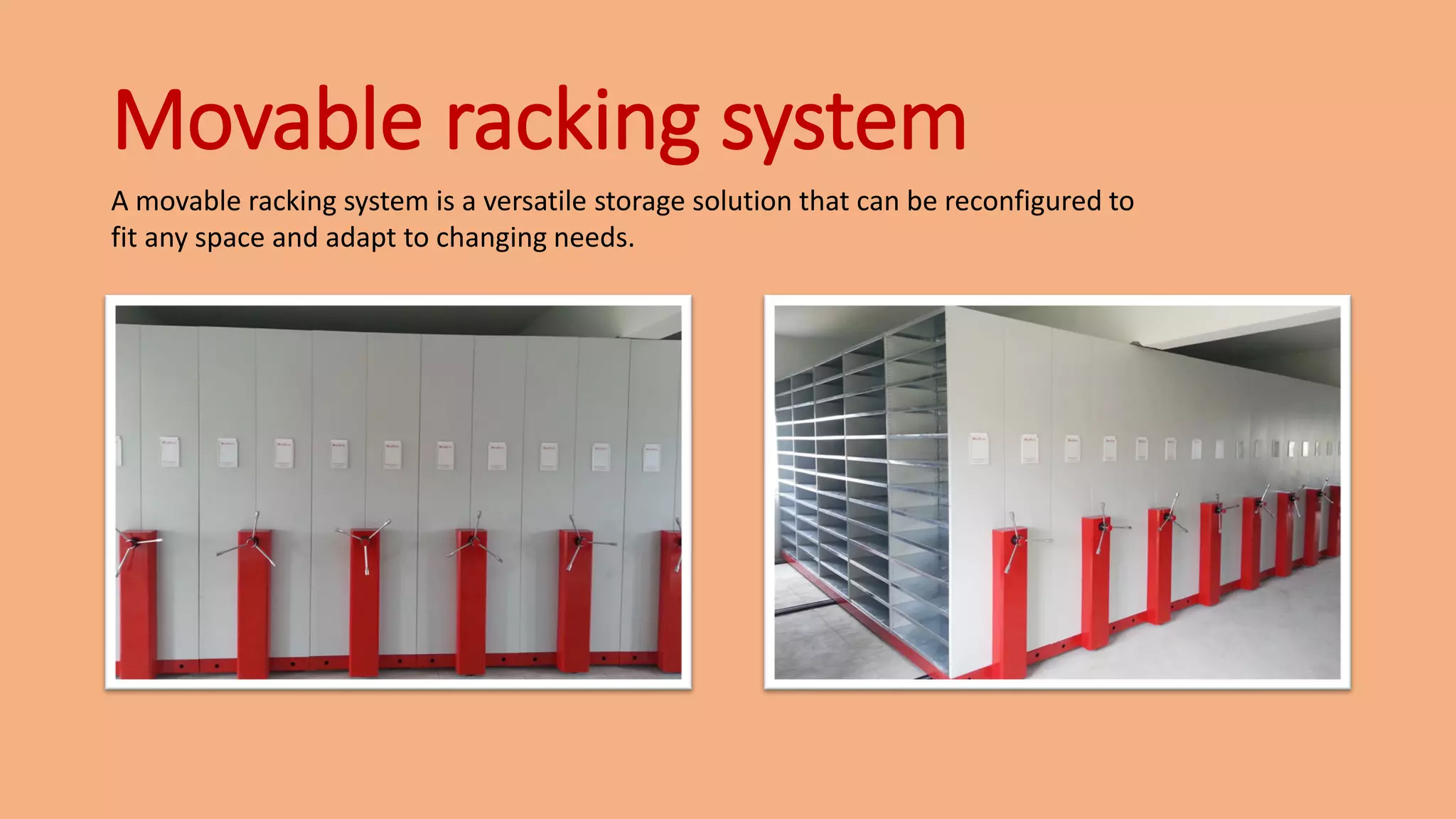 Movable racking system | PDF