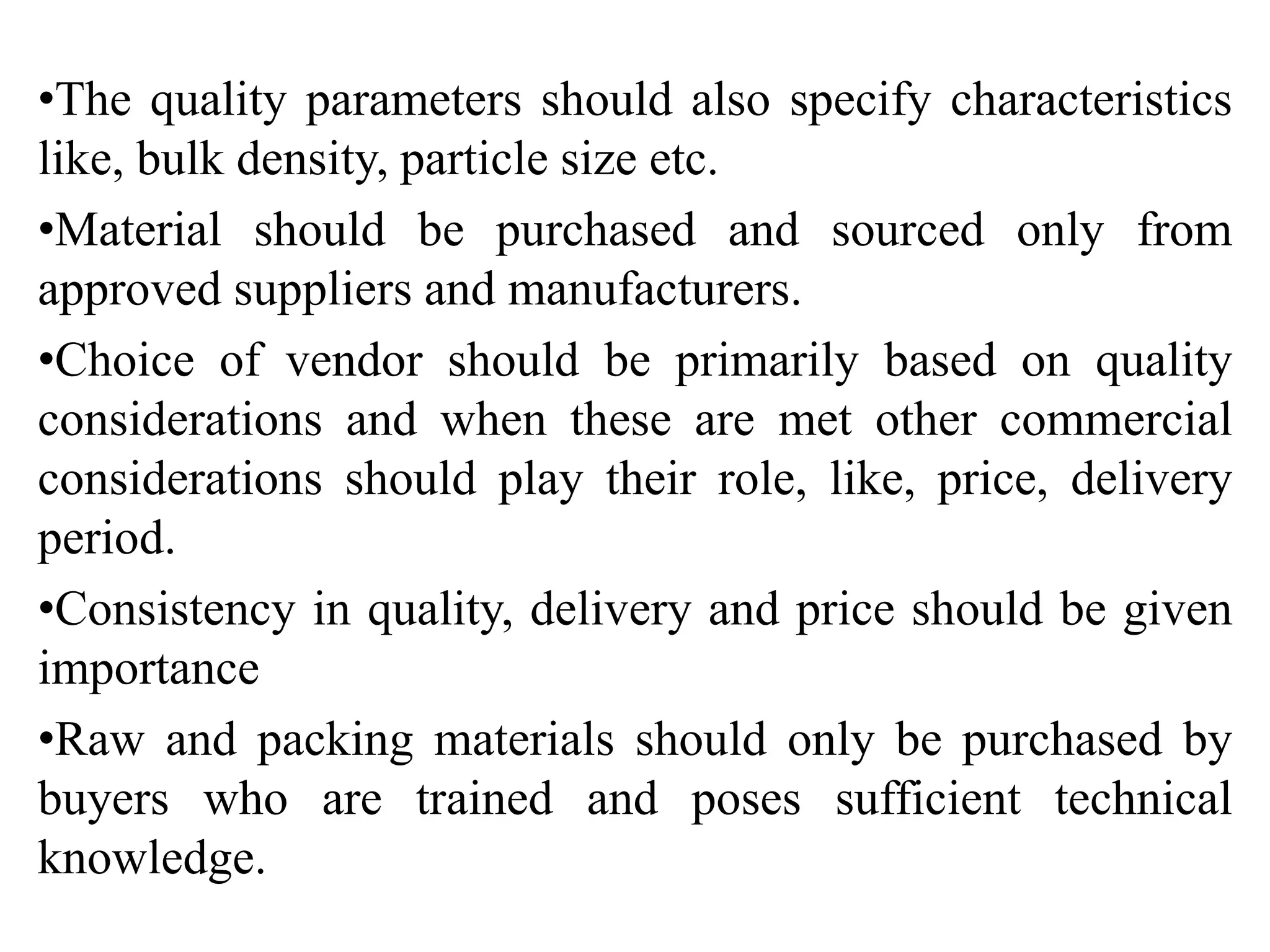 Equipments and Raw Materials | PPTX