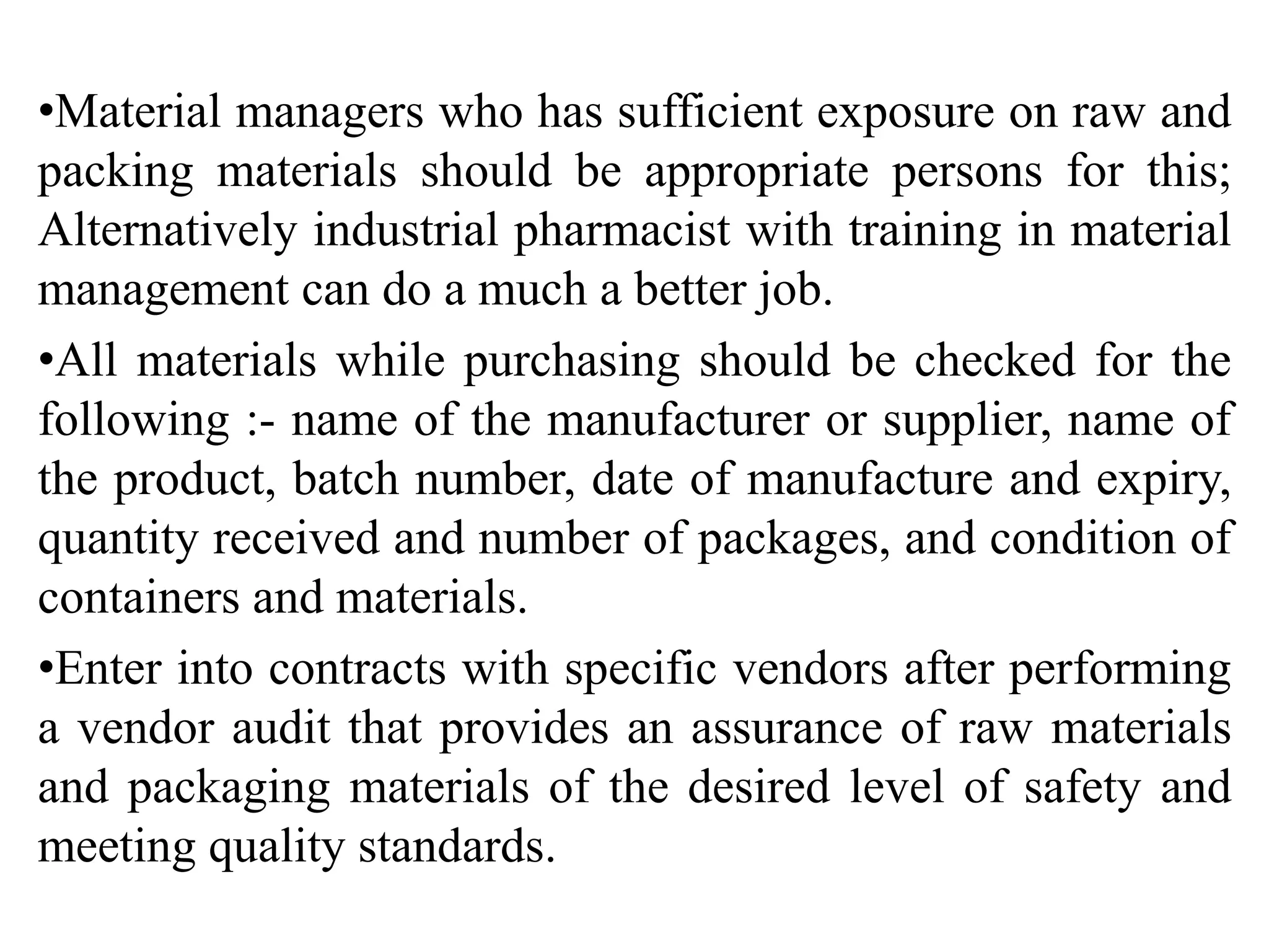 Equipments and Raw Materials | PPTX