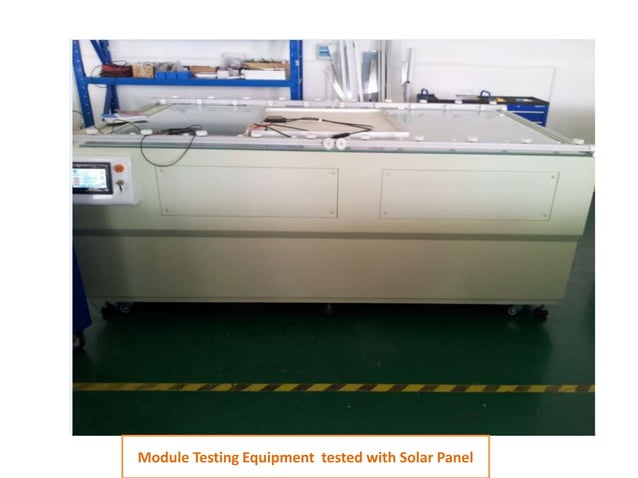 Solar Module Manufacturing | PPTX