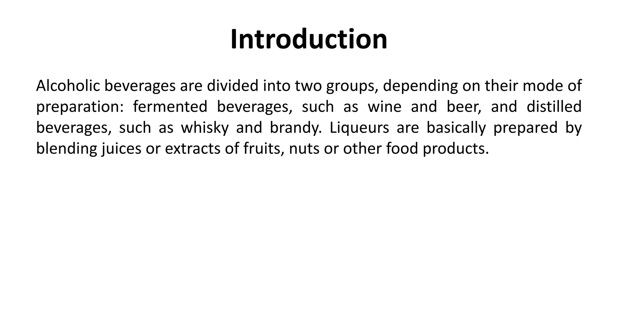 Equipment suppliers Alcoholic Beverages | PPTX