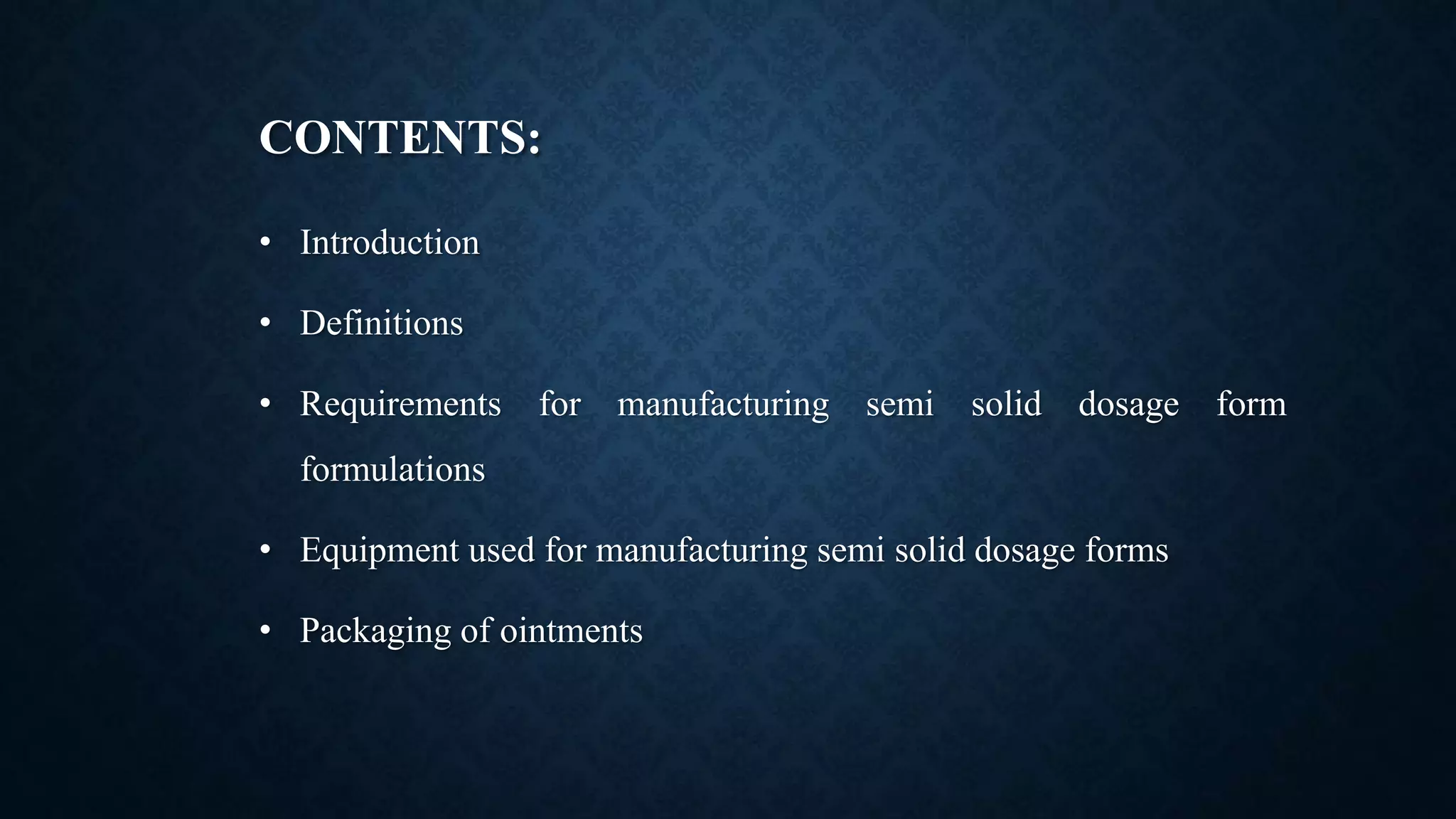 Equipments used for semi solid dosage form | PPTX