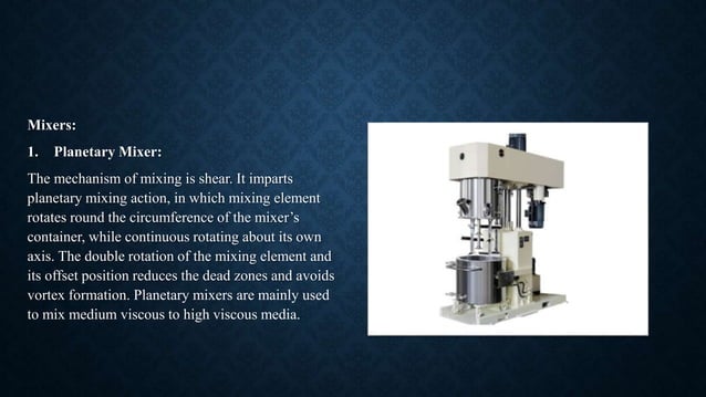 Equipments used for semi solid dosage form | PPTX