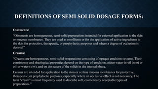 Equipments used for semi solid dosage form | PPTX