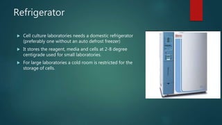 Equipment's used in animal cell culture | PPTX