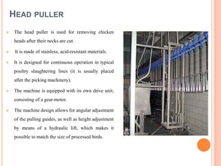 Equipments used in Meat and Poultry industry | PPTX