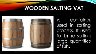 Equipment used in food processing in Grade 7 Exploratory | PPTX