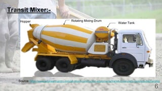 EQUIPMENTS USED IN CONCRETE WORKS | PPTX