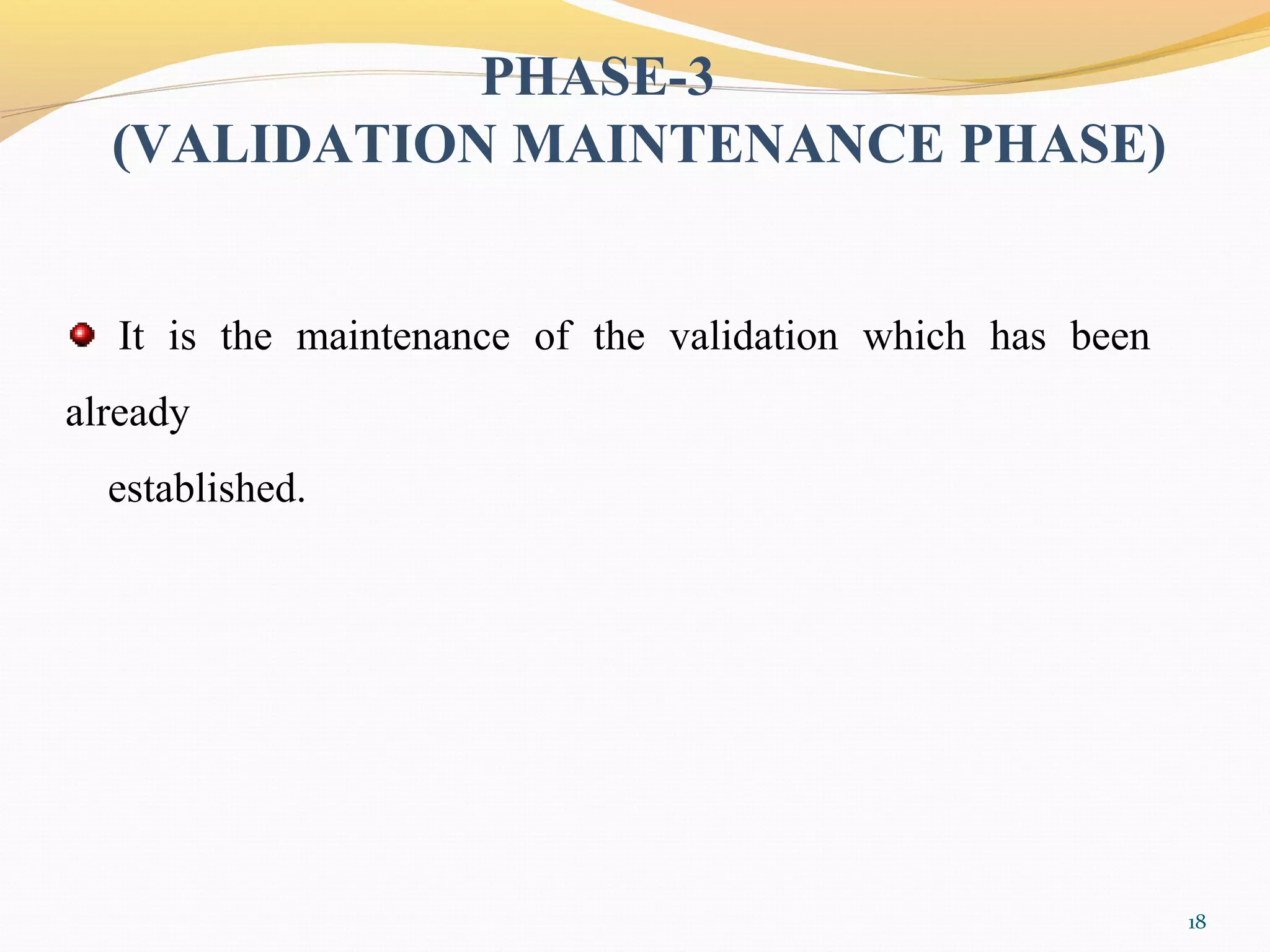 EQUIPMENT VALIDATION | PPT