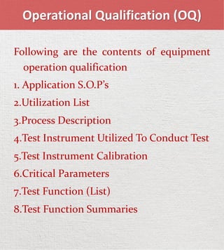 Equipment validation | PDF
