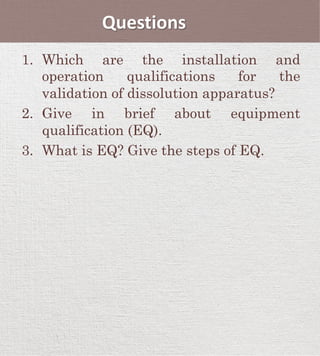 Equipment validation | PDF