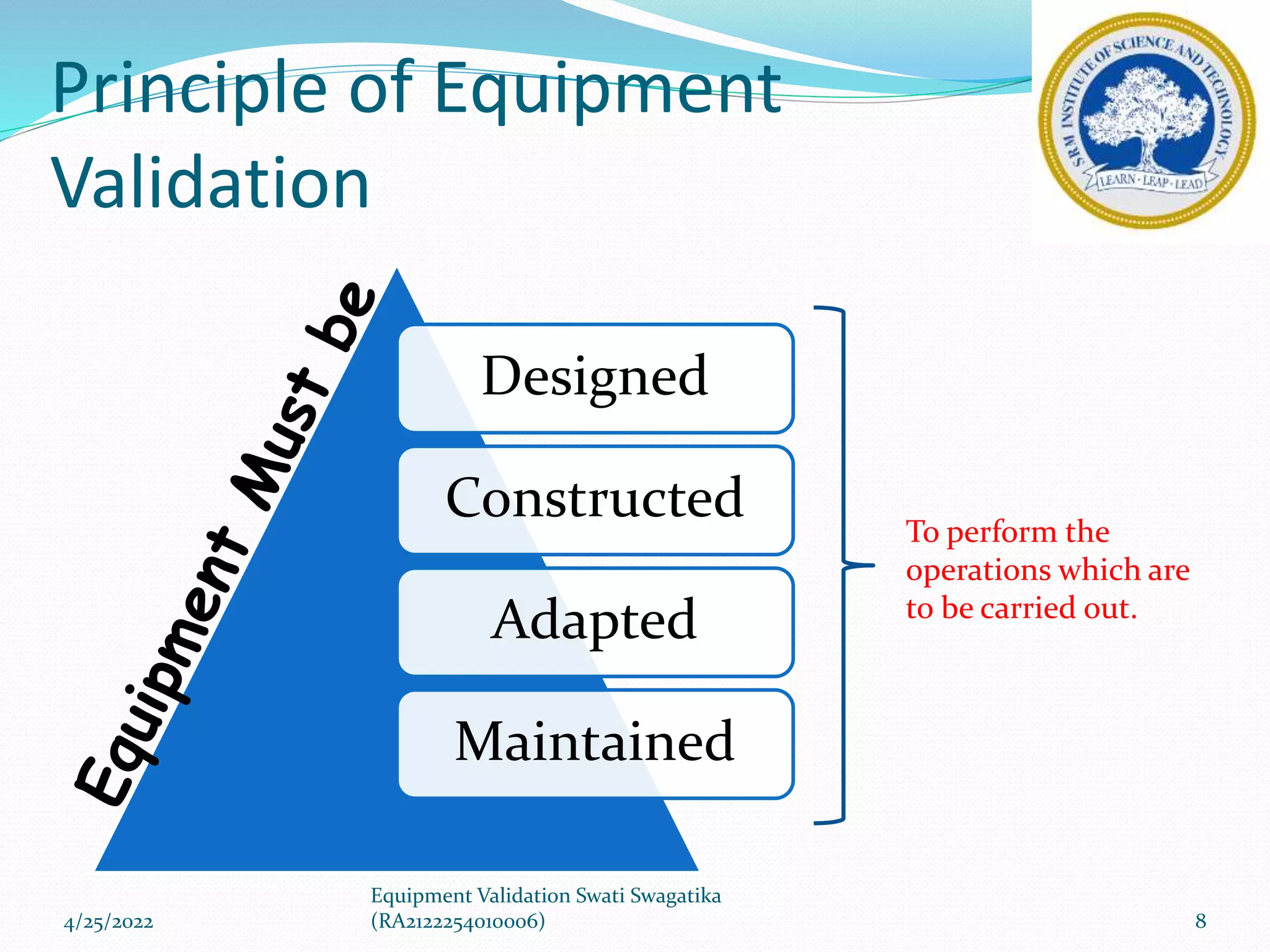 EQUIPMENT VALIDATION.pptx