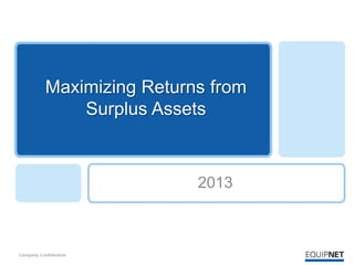 Surplus Industrial Asset Management | PPT