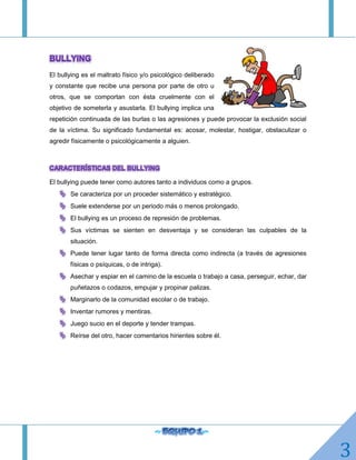 ¿QUÉ ES EL BULLYING? | PDF