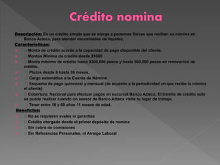 Credito Elektra | PPTX