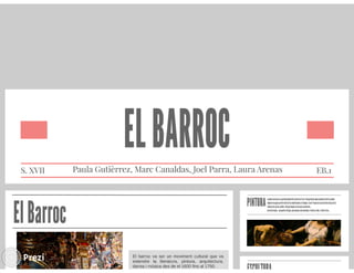 El barroc. Equip base 1, 2nC | PDF