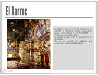 El barroc. Equip base 1, 2nC | PDF