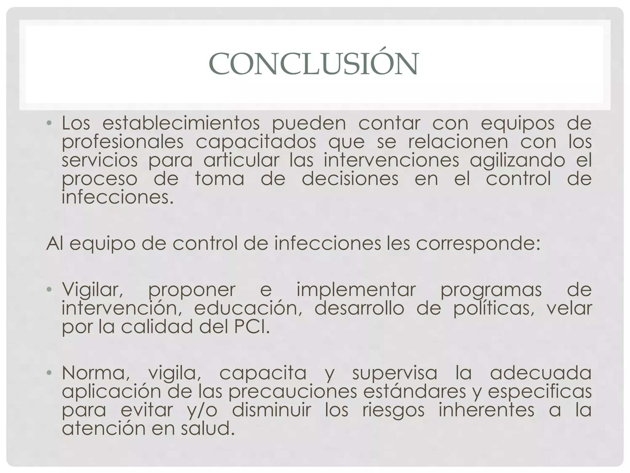 Rol del Equipo de Salud en los Programas de Control y Prevención de ...
