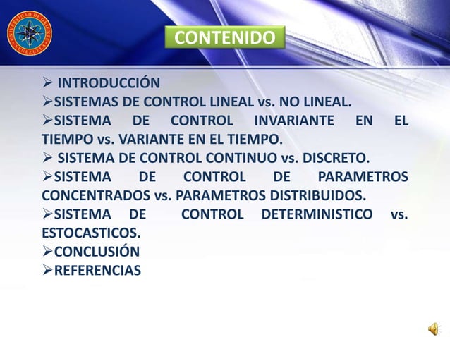 Equipo gamma. unidad i. tema 12. clasificacion de los sistemas de ...