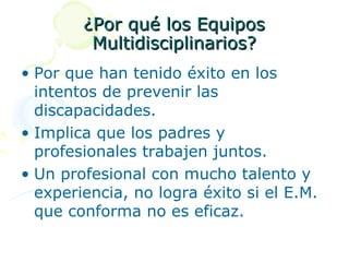 Equipo multidisciplinario | PPT