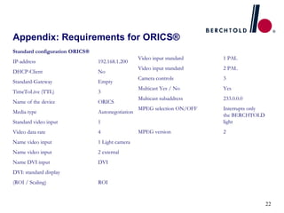 Equipor de quirofano - ORICS | PPT