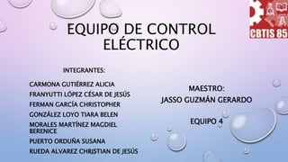 Equipo de control | PPTX