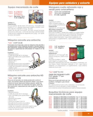 catalogos,Equipos soldadura oxicorte | PDF