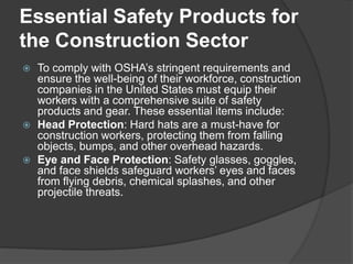 Equipping for Safety: Essential US Standard Products and Gear for ...