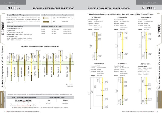 Equip test probe_catalog_edition 2016 - 2017 | PDF