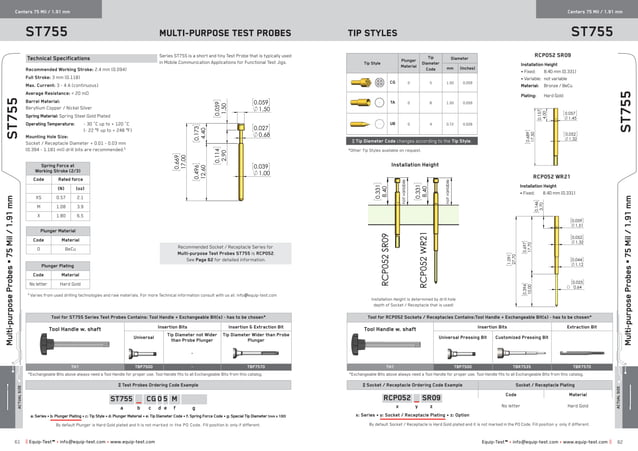 Equip test probe_catalog_edition 2016 - 2017 | PDF