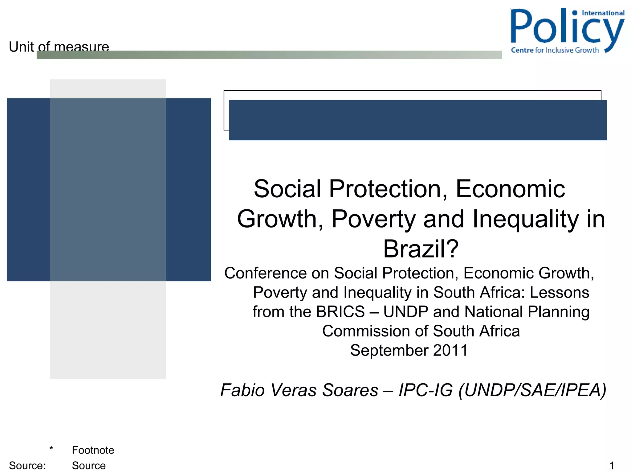 Social Protection, Economic Growth, Poverty and Inequality in Brazil ...