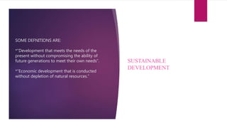 Equitable use of resources for sustainable lifestyles | PPTX