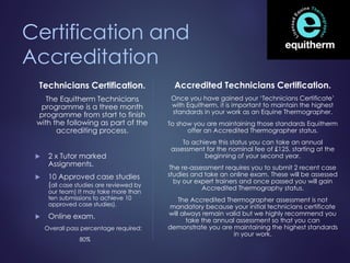 Equitherm Equine Thermography Training brochure 2016 | PDF