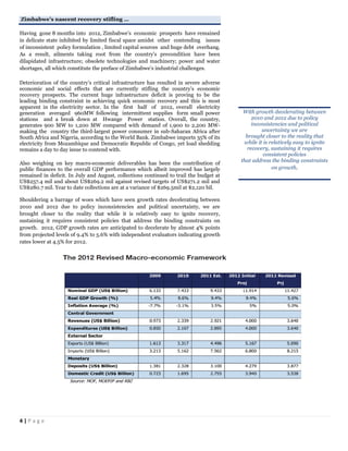 Equities outlook 2012 zimbabwe | PDF