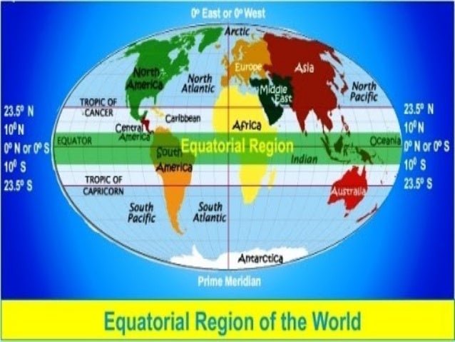 Equitorial regions