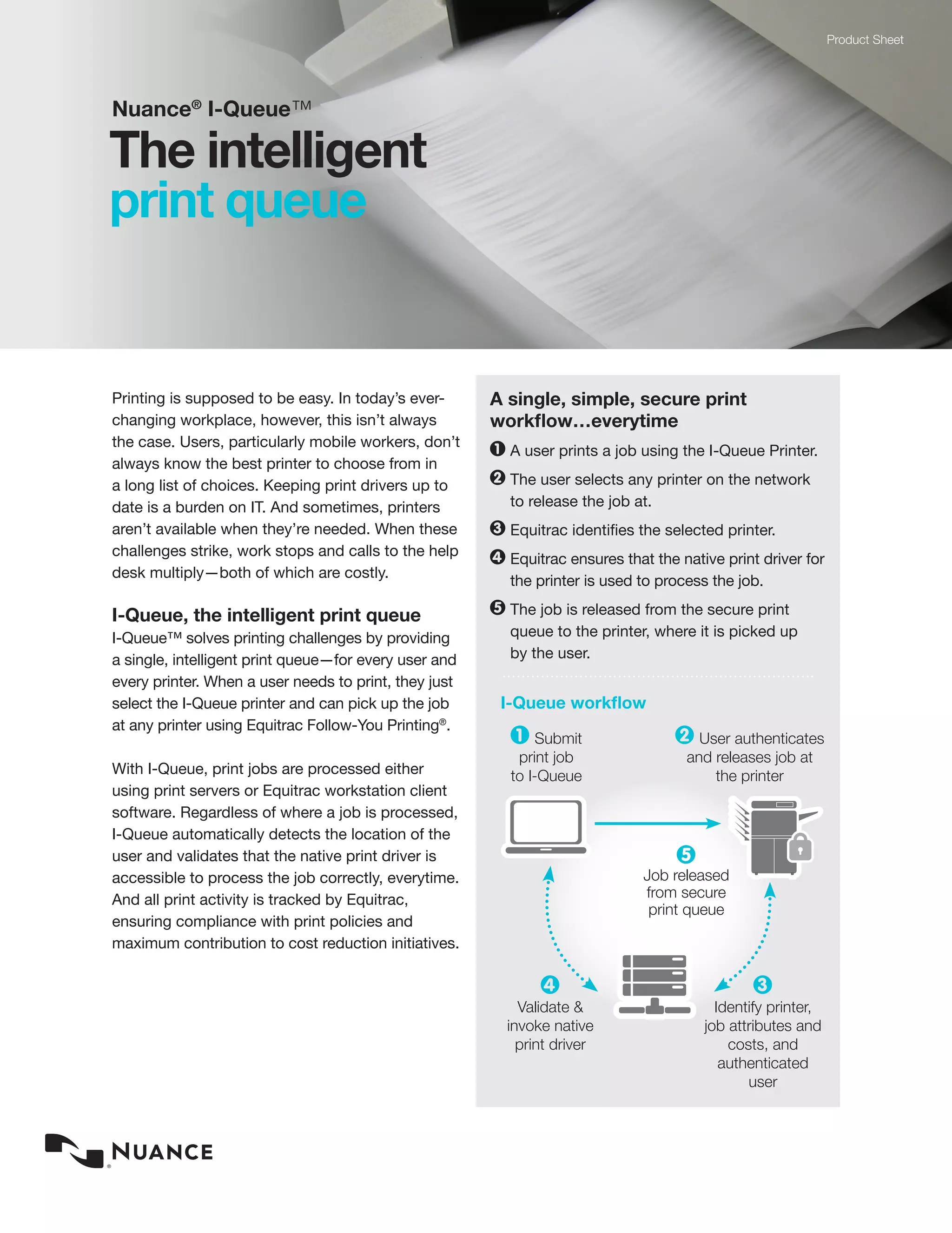 Equitrac i queue - datasheet | PDF