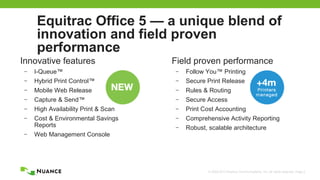 Equitrac office v5.0 end user presentation (full) | PPT | Desktop Publishing | Computer Software ...